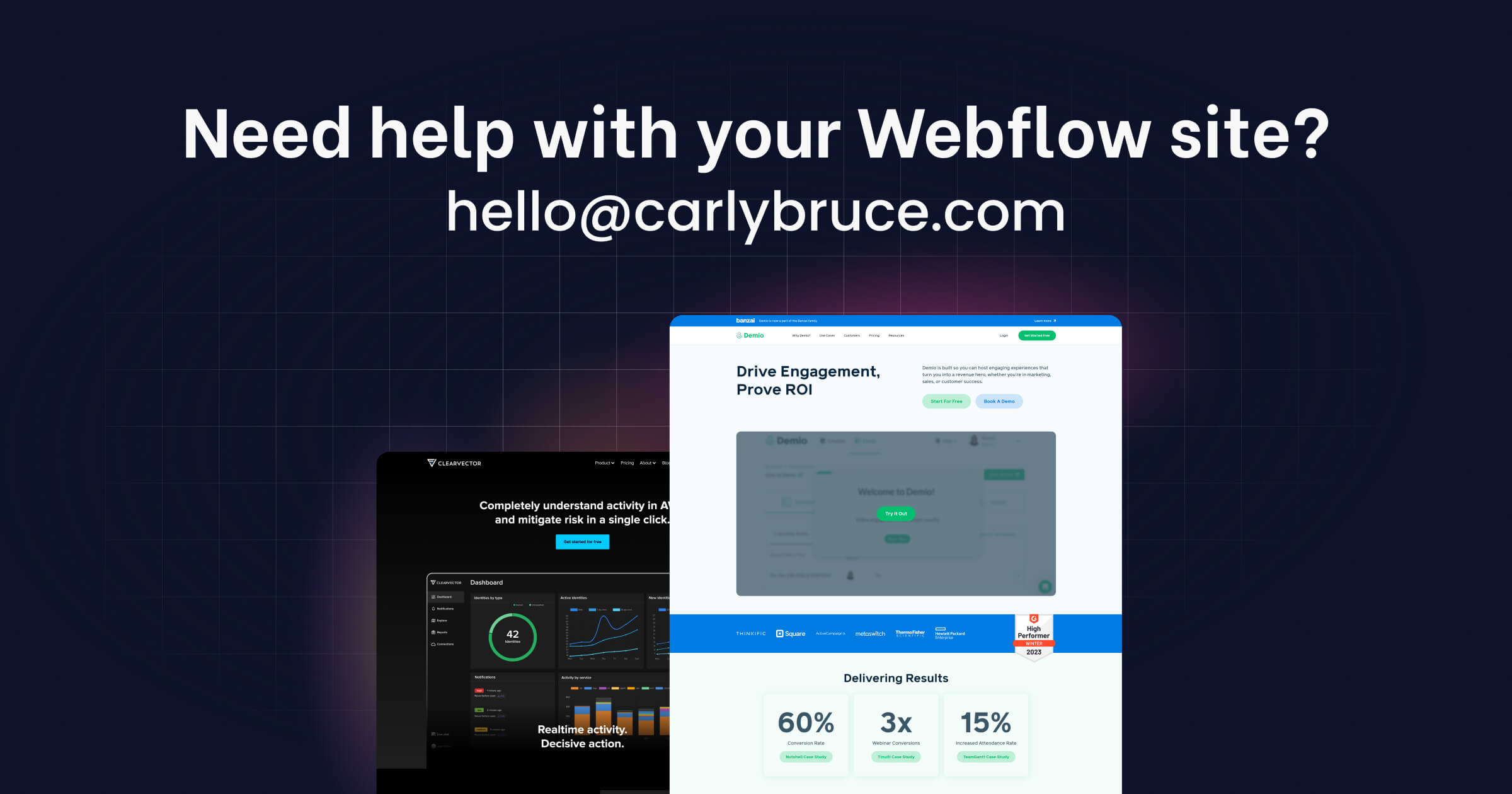 Carly Bruce Harvey | Webflow Developer For Hire